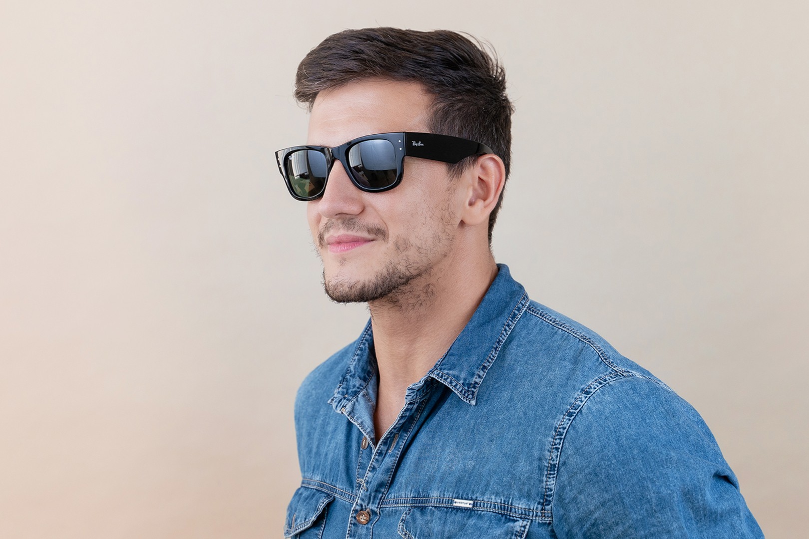 Ray-Ban® Mega Wayfarer RB0840S 901/31 51 – Sunglasses | Lentiamo